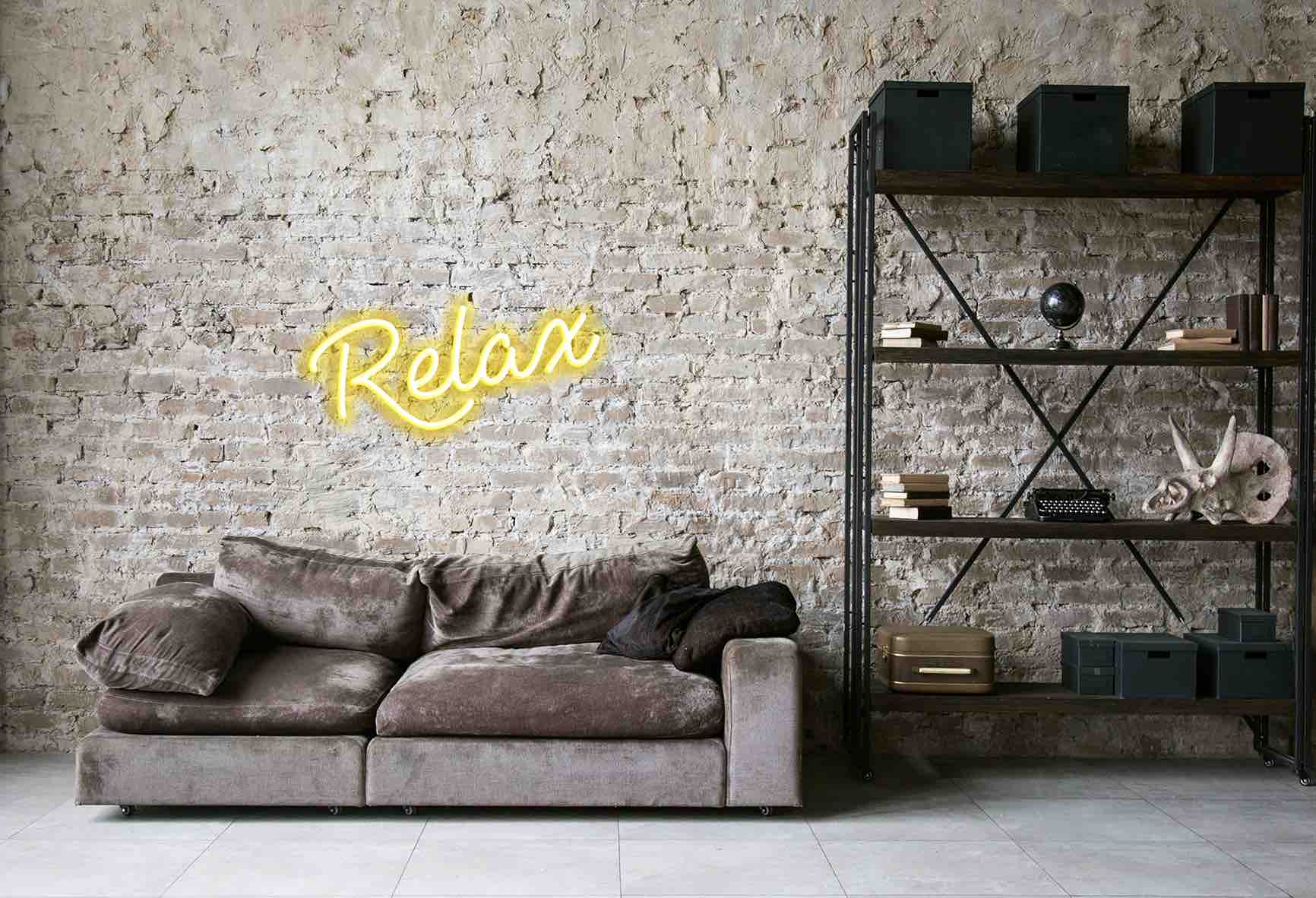 Relax - Sit back and relax with this LED Neon sign.