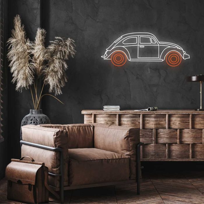 VW Beetle - Stunning LED Neon "VW Beetle" Sign. Available Now.