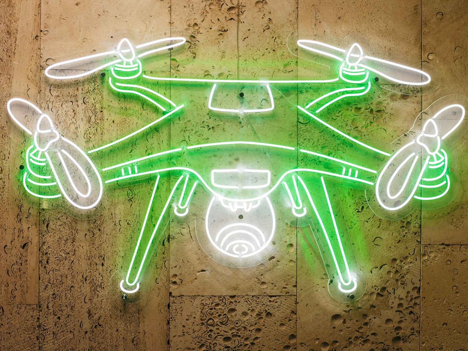 Drone - "Drone" Neon Sign