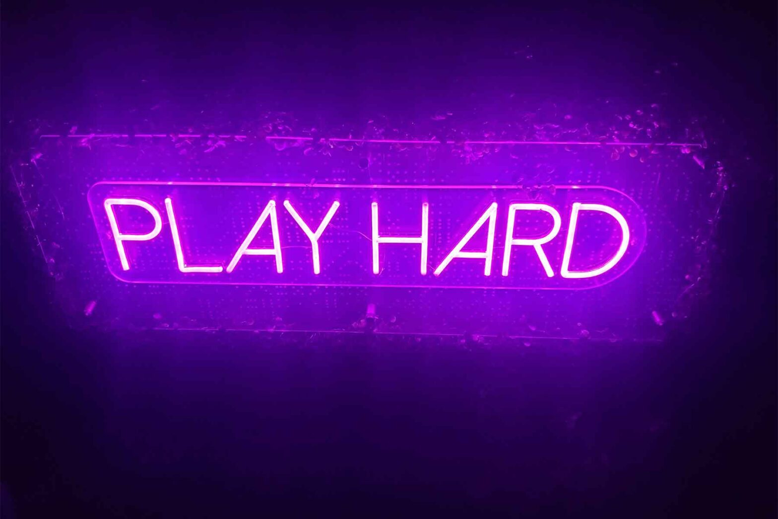 Play Hard - "Play Hard" Neon Sign