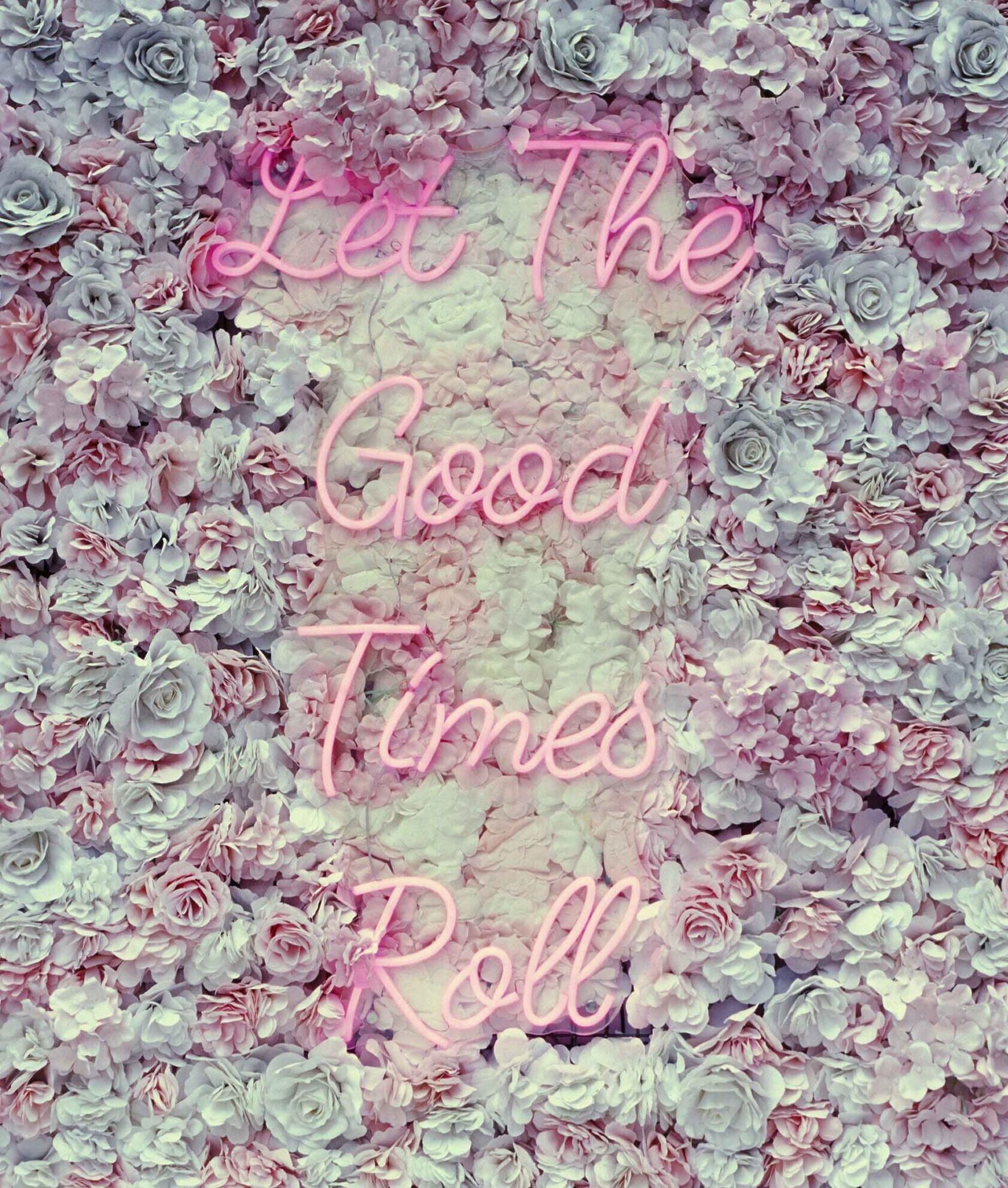 Let the good times roll - "Let the good times roll" Neon Sign